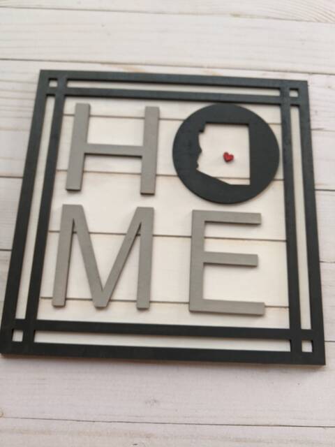 Laser Cut State Home Sign All States Available by Etsy | ufurnish.com