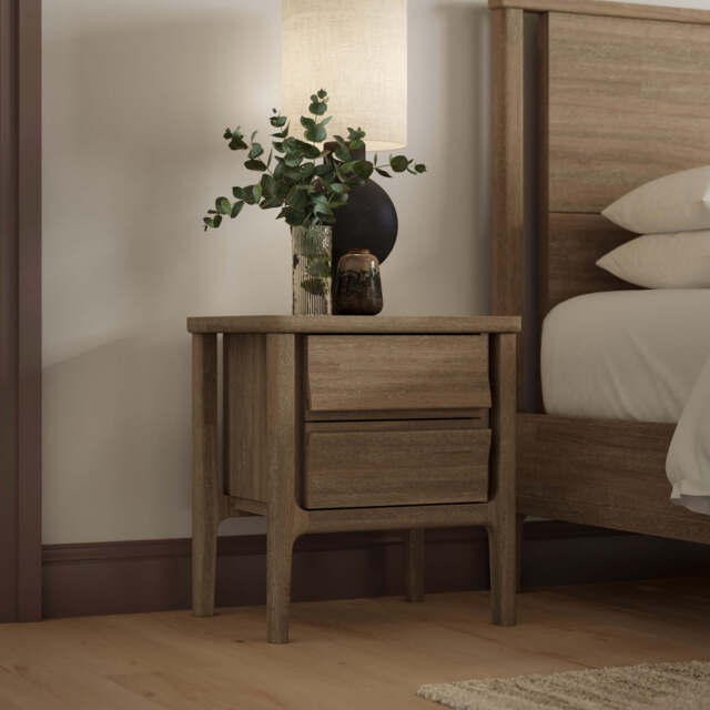 Oscar Bedside Table by Feather & Black | ufurnish.com