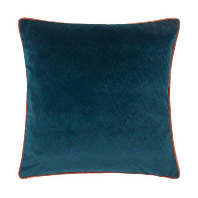 Velvet Contrast Piped Cushion by Feather & Black | ufurnish.com