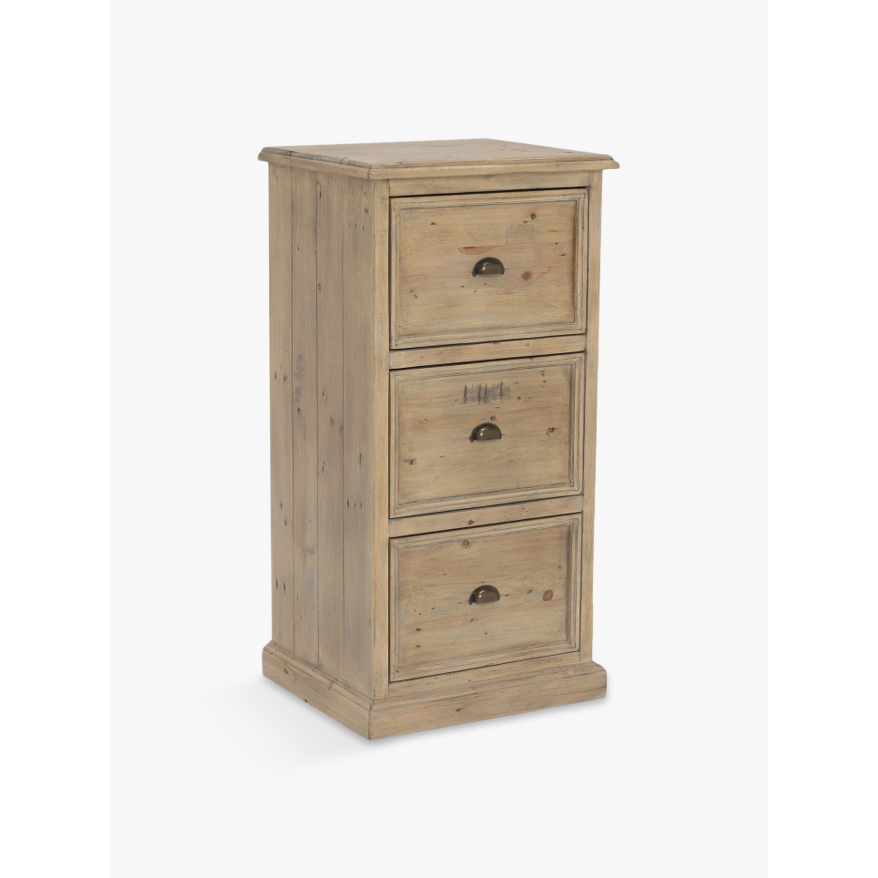 Barker and Stonehouse Verberie Reclaimed Wood 3 Drawer Filing Cabinet ...