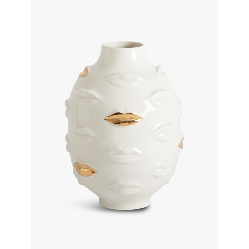 Jonathan Adler Gilded Muse Gala Round Vase by Fenwick | ufurnish.com
