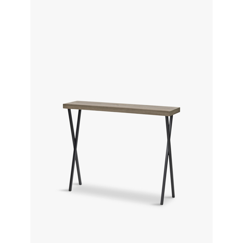 Dar Lighting Data Oak Style Effect Console Table Brown by Fenwick ...