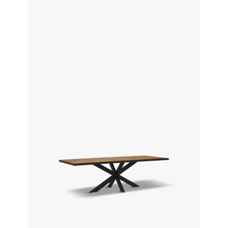 Barker and Stonehouse Borneo Dining Table Neutral by Fenwick | ufurnish.com