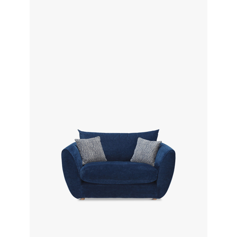 Barker and Stonehouse Big Blue Snuggle Chair by Fenwick | ufurnish.com