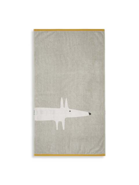 SCION Mr Fox Towel in Pebble, Size Sheet by Fenwick | ufurnish.com