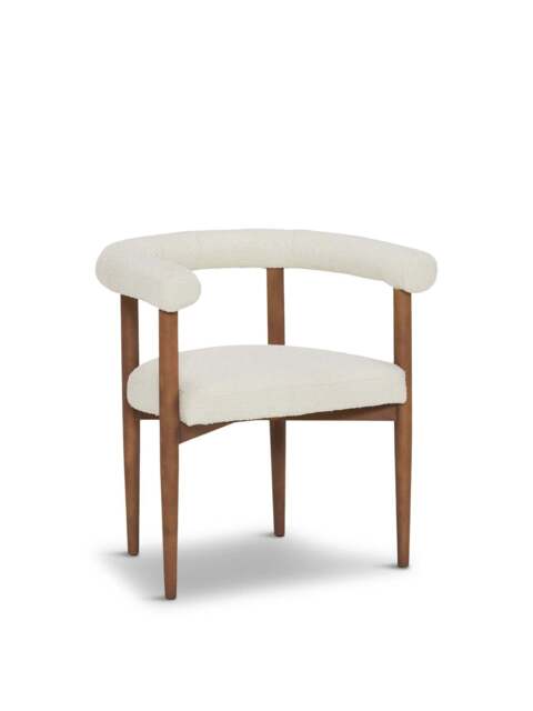 Barker and Stonehouse Anouk Armchair in Neutral by Fenwick | ufurnish.com