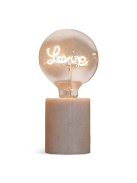 Steepletone Love Screw Down Bulb in white by Fenwick | ufurnish.com