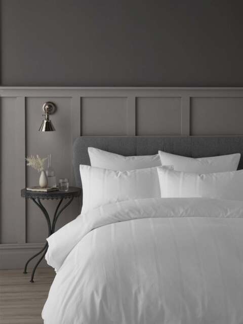Luxe & Wilde Henry Cover Set in White, Cotton, Size King by Fenwick ...