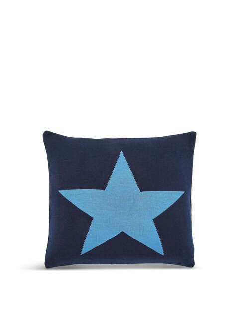 Helena Springfield Star Cushion in Blue by Fenwick | ufurnish.com