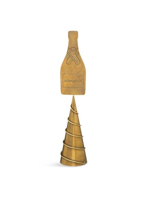 Anna + Nina Champagne Bottle Christmas Tree Topper by Fenwick ...