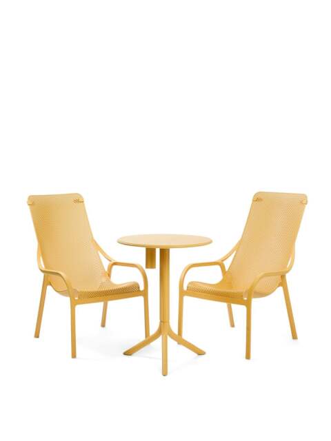 Nardi Net Lounge Set With 2 Chairs & Spritz Table by Fenwick | ufurnish.com