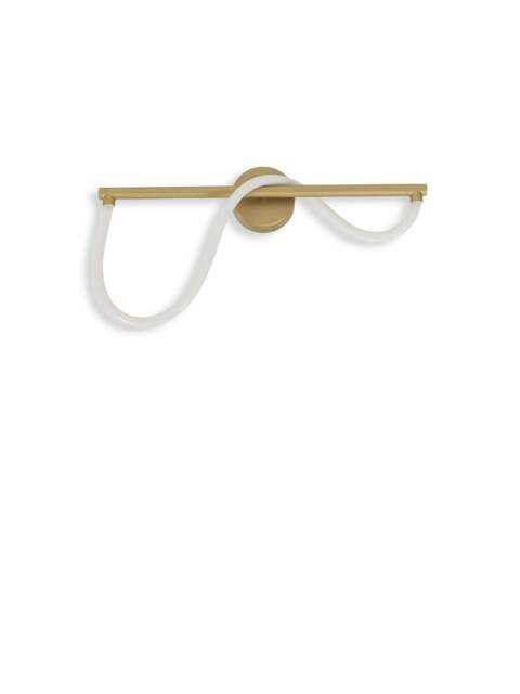 Heal's Wave Led Wall Light in Gold by Fenwick | ufurnish.com