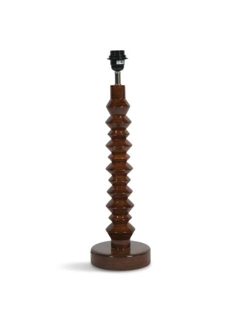 "Libra Interiors Lacquer Table Lamp Base Maple (Base Only) 16"" in ...