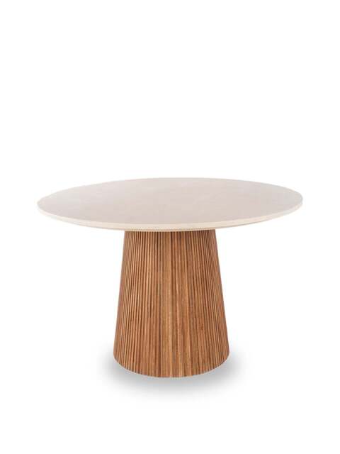 Barker and Stonehouse Jett Dining Table in White by Fenwick | ufurnish.com