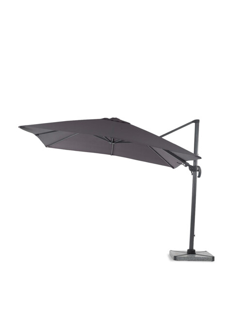 Bramblecrest Chichester Square Cantilever Parasol & Cover Grey by ...
