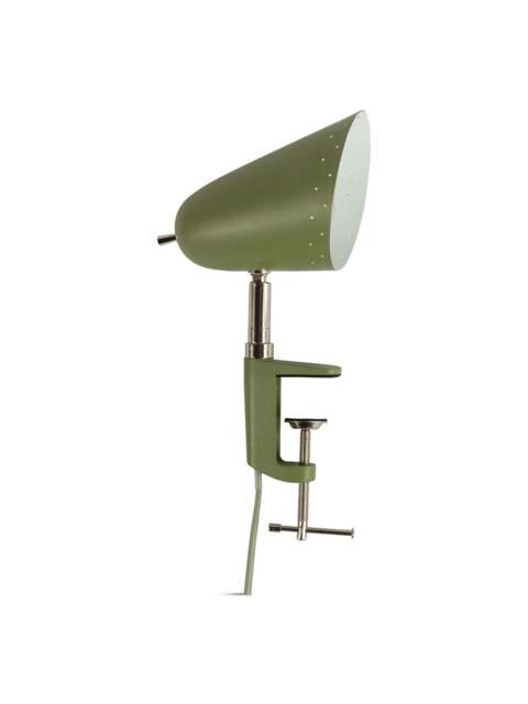 Heal's Helsinki Clamp Wall/ Table Lamp Sage in Green by Fenwick ...