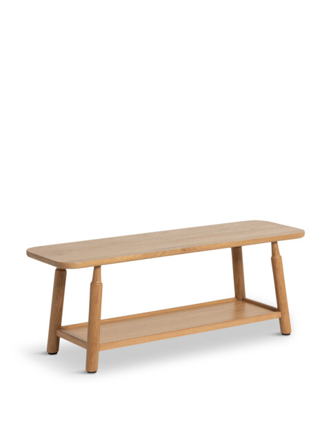 Barker and Stonehouse Vinca Neutral Oak Wood Bench by Fenwick ...