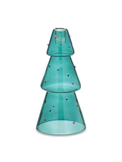 Anna + Nina Christmas Tree Candle Holder Gold by Fenwick | ufurnish.com