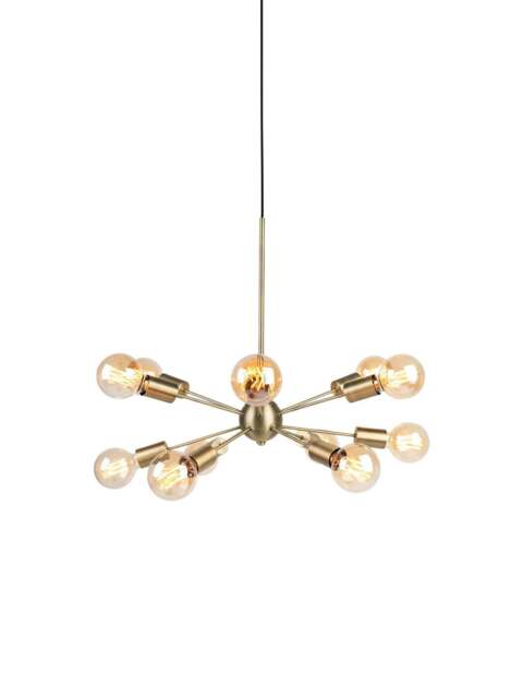 Heal's Mega Junction Chandelier 12 Arm in Gold by Fenwick | ufurnish.com