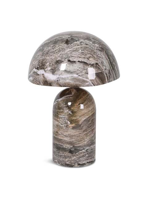 H&D Decor Mushroom Marble Effect Table Lamp by Fenwick | ufurnish.com