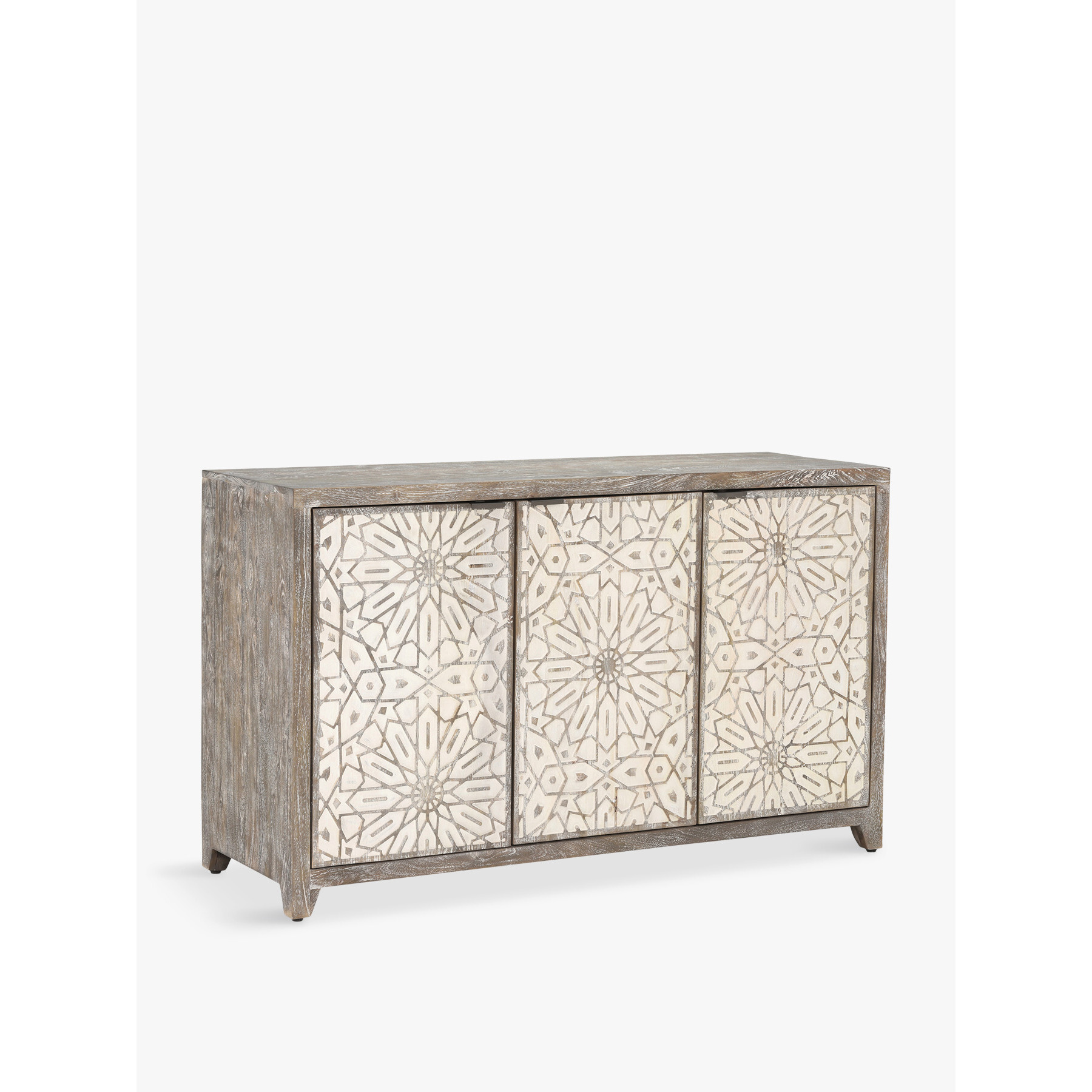 Barker and Stonehouse Rabat 3 Door Sideboard Grey by Fenwick | ufurnish.com