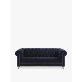 Barker and Stonehouse Ullswater 3 Seater Sofa Ink Blue Velvet by Fenwick ufurnish