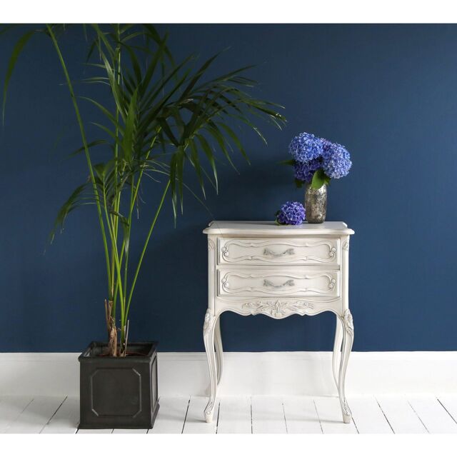 Provençal Ruched Bedside Table by French Bedroom | ufurnish.com