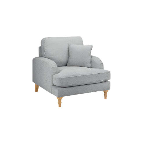 Rupert Sofa Grey Armchair by Furniture Edit | ufurnish.com