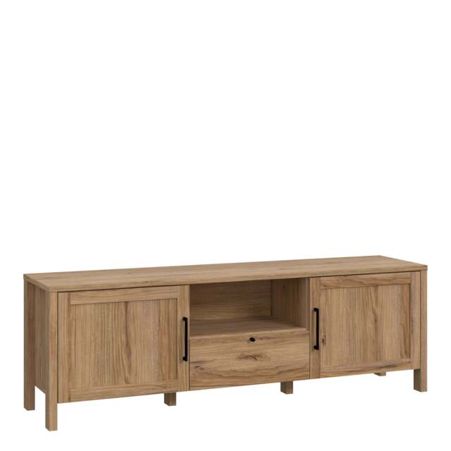 Malte Brun TV Unit in Waterford Oak by Furniture Edit | ufurnish.com