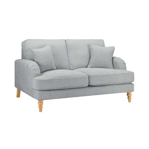 Rupert Sofa Grey 2 Seater by Furniture Edit | ufurnish.com