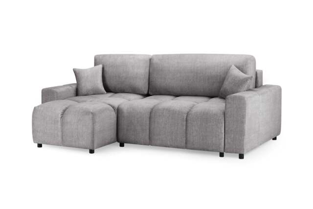 Luki Sofa Bed Grey Universal Corner by Furniture Edit | ufurnish.com