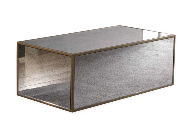 Lana Mirrored Coffee Table by Furniture Edit | ufurnish.com