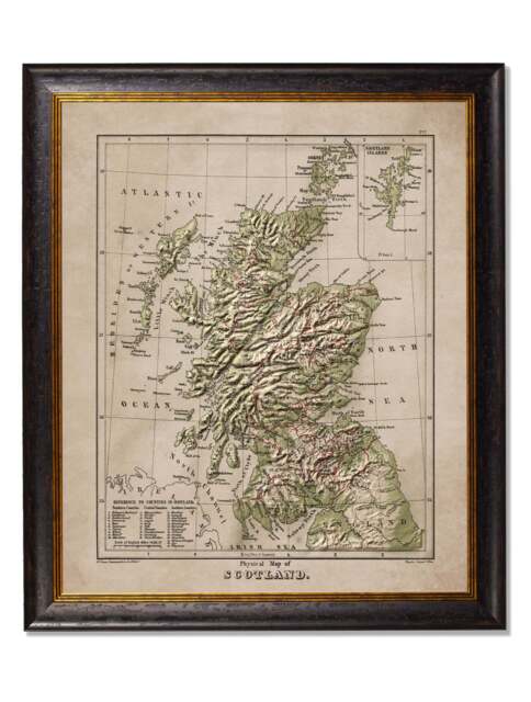c.1880 Maps of The United Kingdom & Ireland - 84 x 70cm / Oxford ...