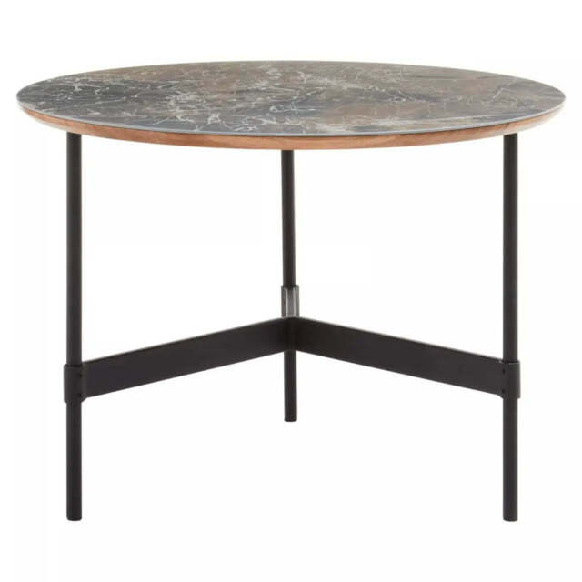 Doha Coffee Table With Round Top by Furniture Edit | uFurnish.com