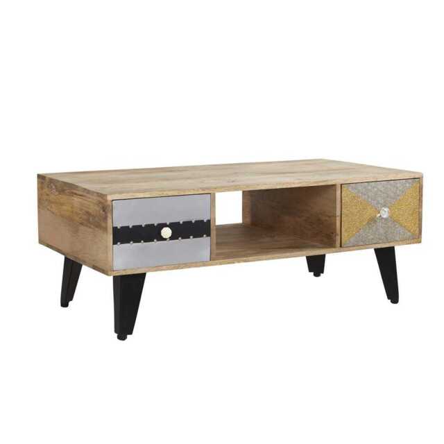 Patchwork 4 Drawer Coffee Table by Furniture Edit | ufurnish.com