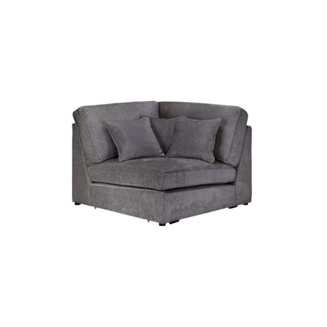 Kiana Modular Sofa Grey Corner Piece by Furniture Edit | uFurnish.com