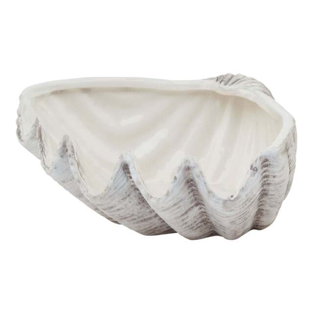 Siren Medium Ceramic Shell Bowl by Furniture Edit | ufurnish.com