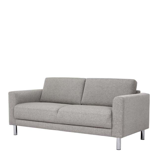 Cleveland 2-Seater Sofa in Nova Light Grey by Furniture Edit | ufurnish.com