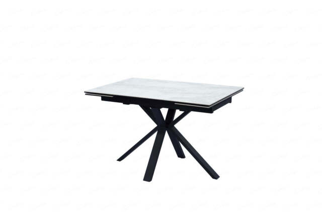 Amari Large Extending Table White Ceramic Marble by Furniture Edit ...
