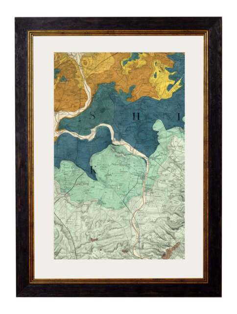 C.1850 British Geology Maps - 38 x 50cm / Oxford Slim / Oxford by ...