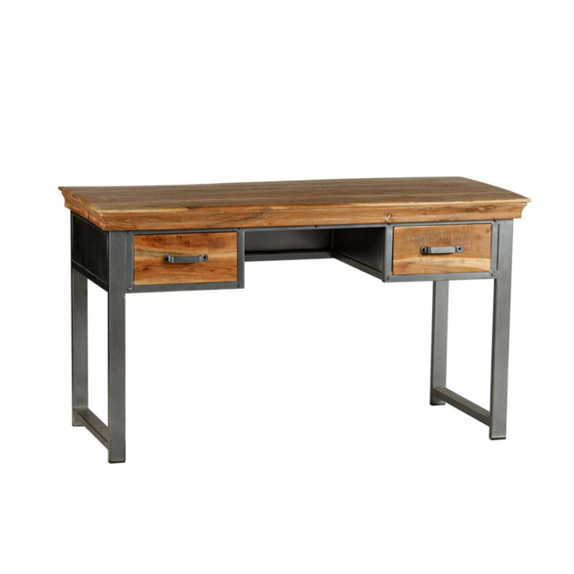 Apperley Industrial Two Drawer Writing Desk by Furniture Edit ...
