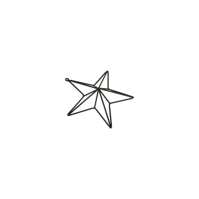 Matt Black Convexed Medium Star Frame design by Furniture Edit ...
