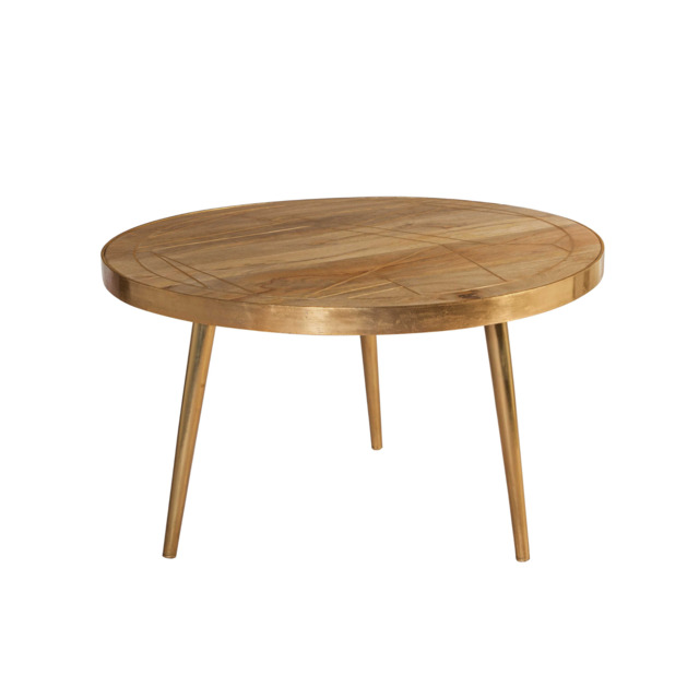 Rook Round Coffee Table by Furniture Edit | ufurnish.com