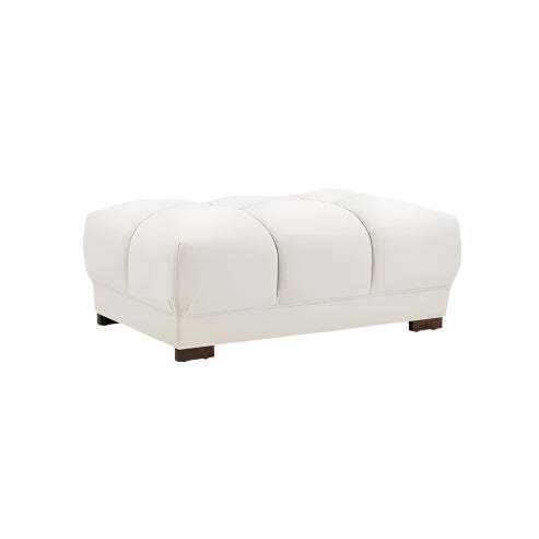 Azzuro Sofa Cream Footstool by Furniture Edit | ufurnish.com
