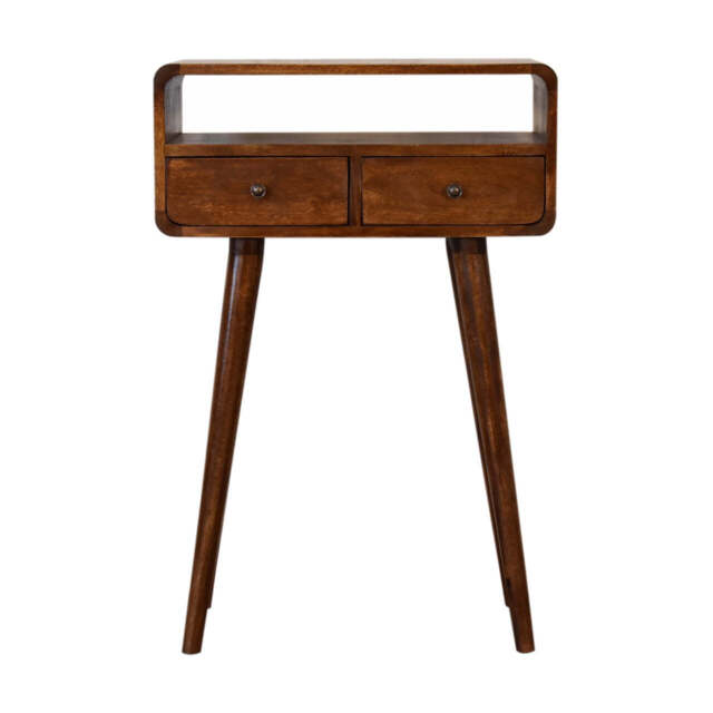 Mini Chestnut Console Table by Furniture Edit | ufurnish.com