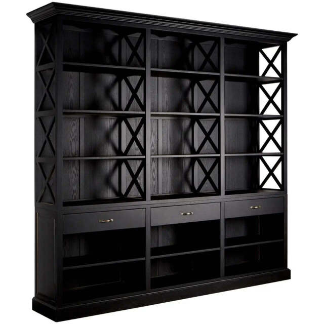 Lyon 3 Drawers Bookcase by Furniture Edit | ufurnish.com