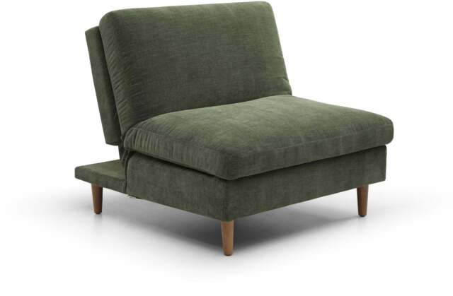 Eryx Olive Chenille Scott Click Clack Chair by Furniture Edit ...