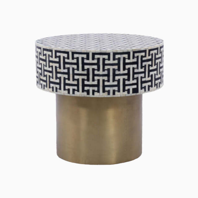 Ada Chic Bone Inlay Coffee Table by Furniture Edit | ufurnish.com