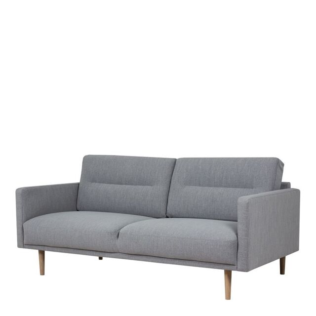 Larvik 2.5 Seater Sofa - Grey, Oak Legs by Furniture Edit | ufurnish.com