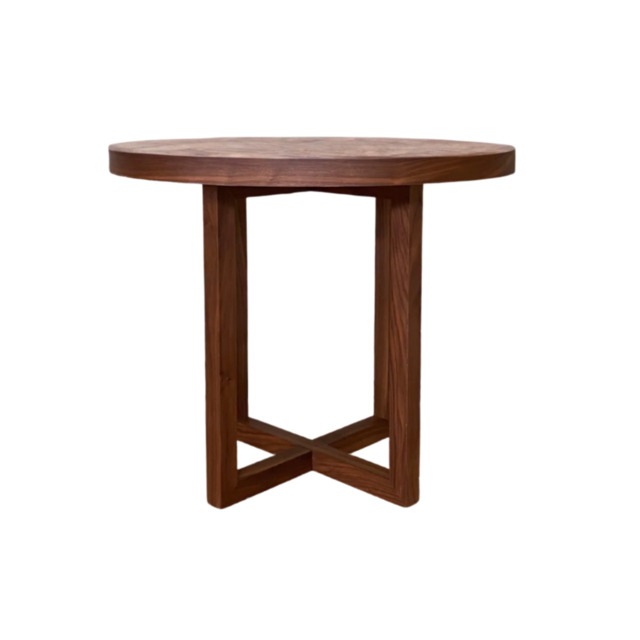 Iris Dining Table Walnut by Furniture Edit | ufurnish.com